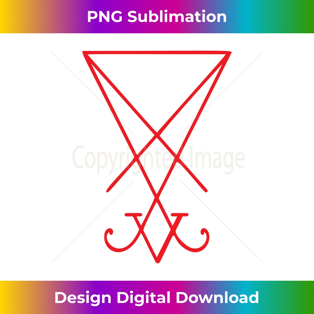 Red Sigil of Lucifer Witchcraft Magick Satan Occult Symbol L - Inspire ...