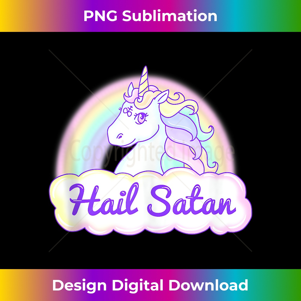 Cute Pastel Hail Satan Soft Kawaii Unicorn Pony Tank - Urban - Inspire ...