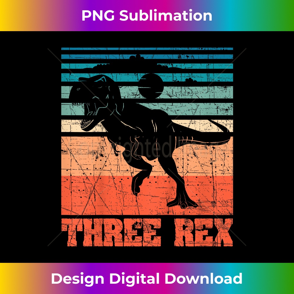 Kids Three Rex 3rd Birthday Dinosaur T Rex 3 Years Old Di - - Inspire ...