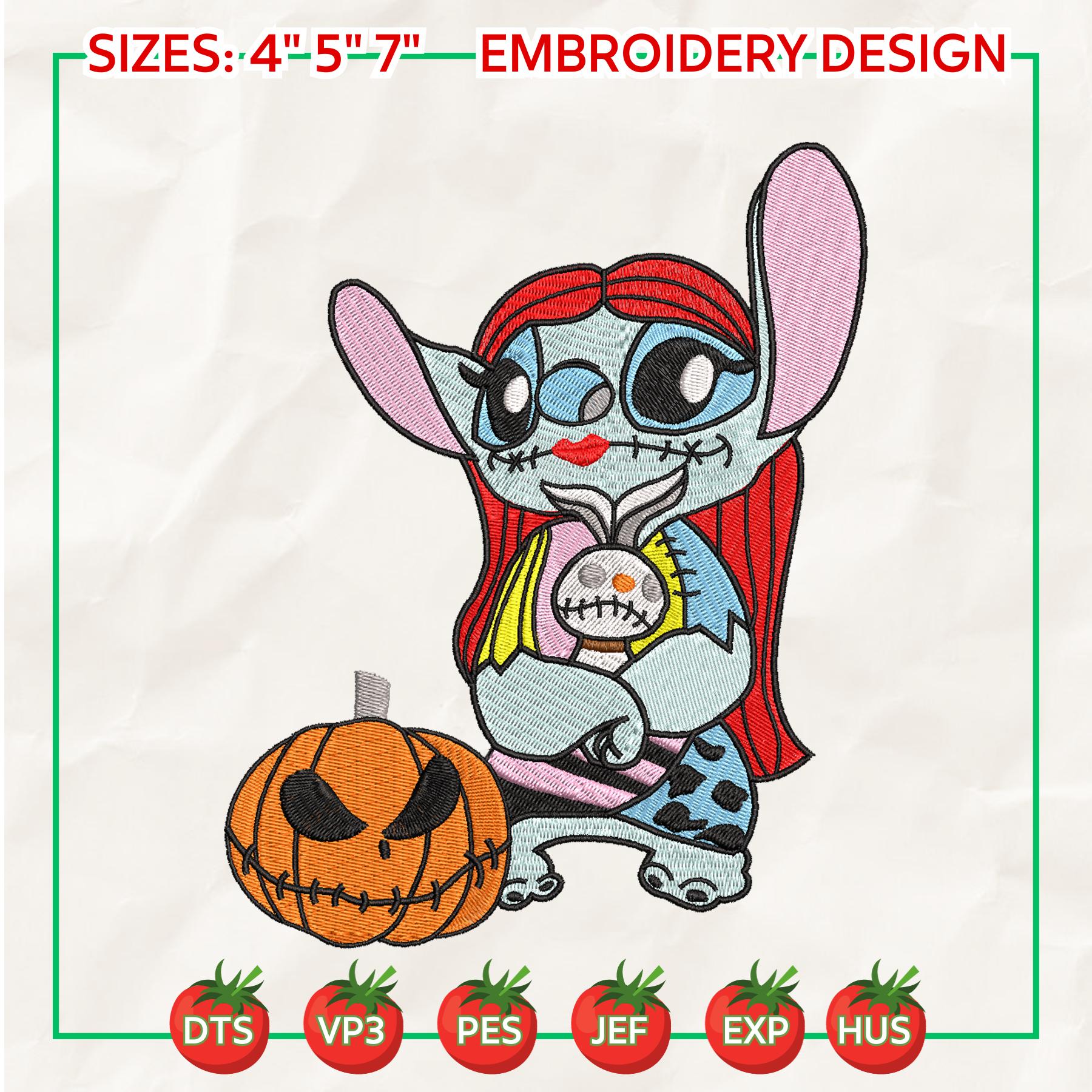 Sally Stitch Embroidery Design, Stitch Cosplay Embroidery De - Inspire ...