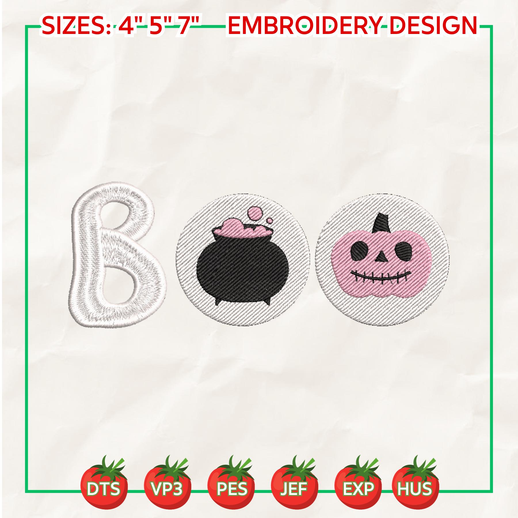 Cookie Ghost Embroidery Machine Design, Halloween Spooky Coo - Inspire ...