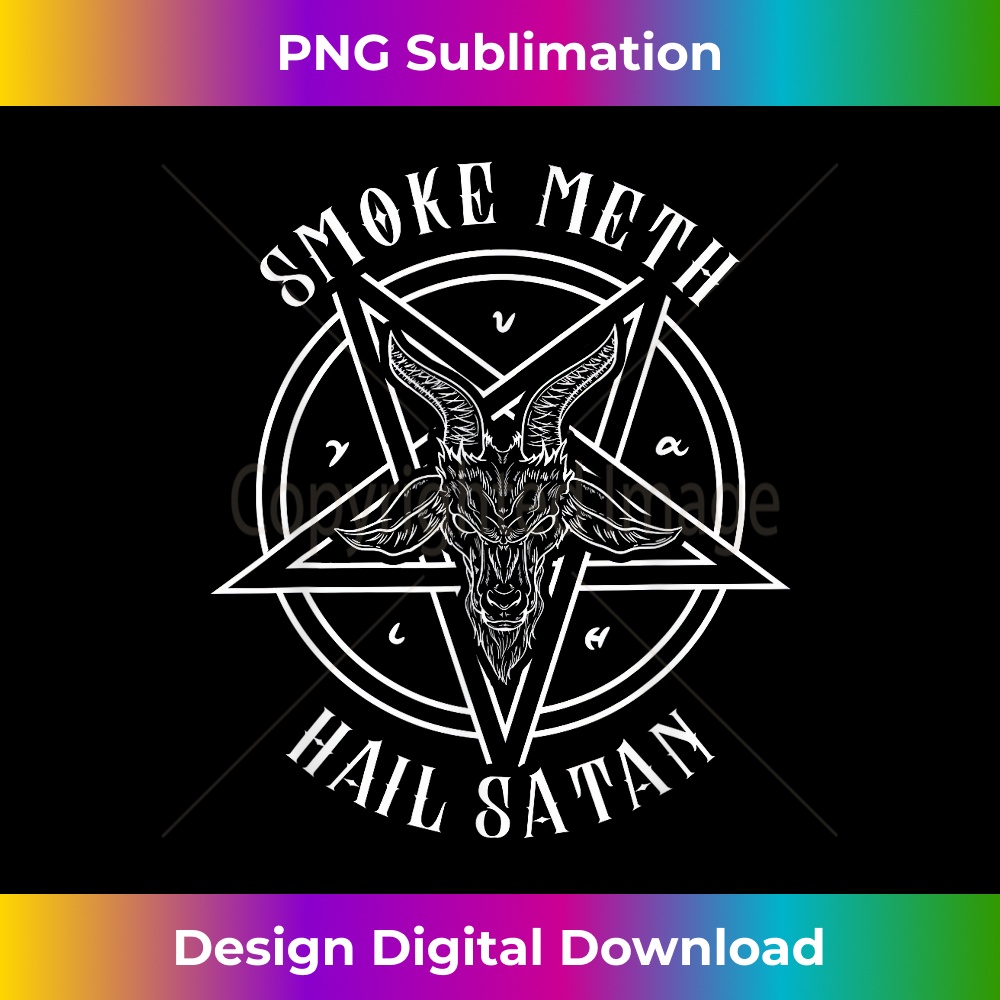 Smoke Meth Hail Satan I Satanic Goat I Baphomet Oc - Futuris | Inspire ...