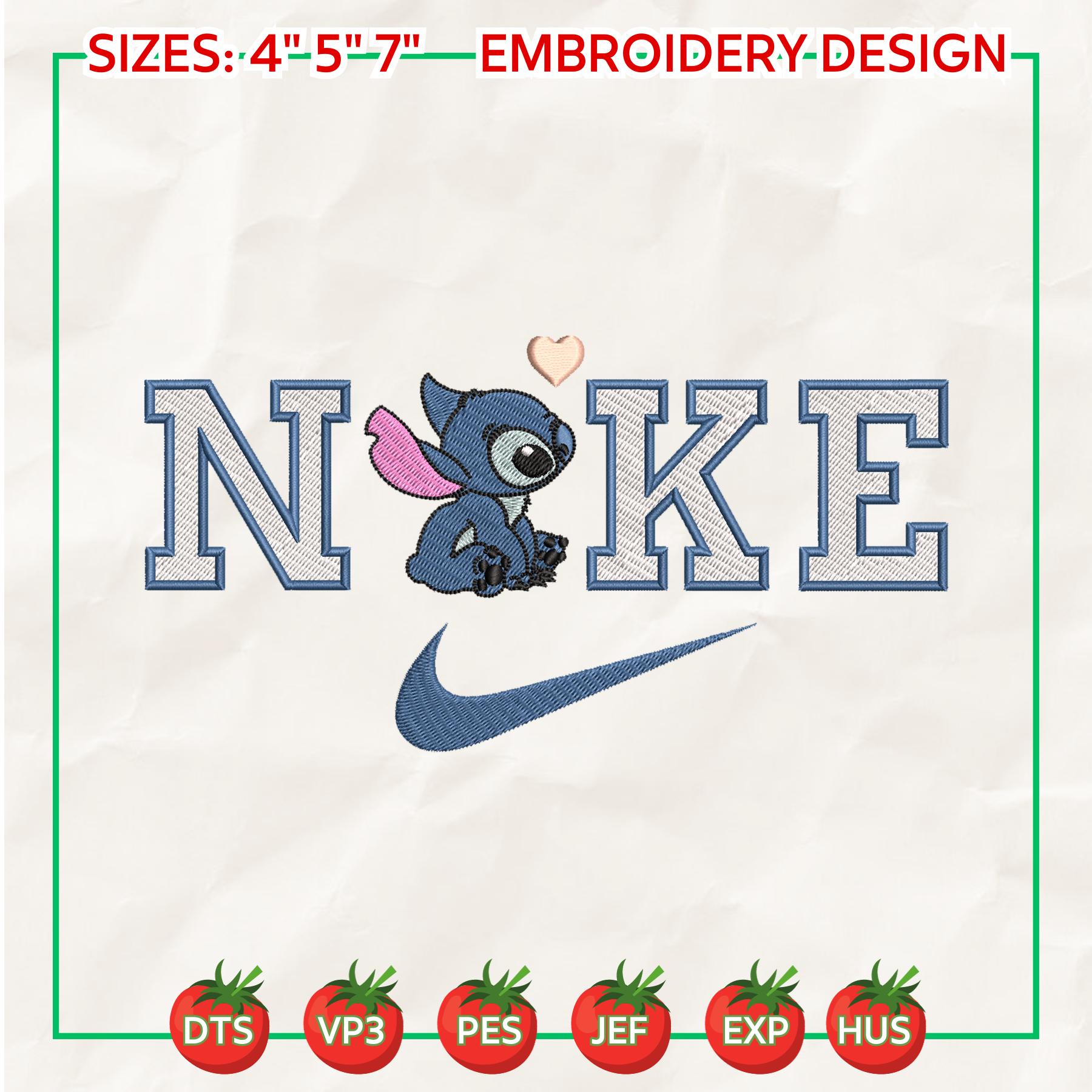 STITCH NIKE EMBROIDERED SWEATSHIRT - EMBROIDERED SWEATSHIRT/ | Inspire ...