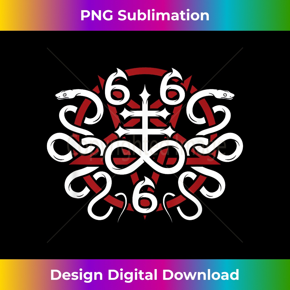 Leviathan Cross with Snakes, Pentagram and Satanic - Vibrant - Inspire ...