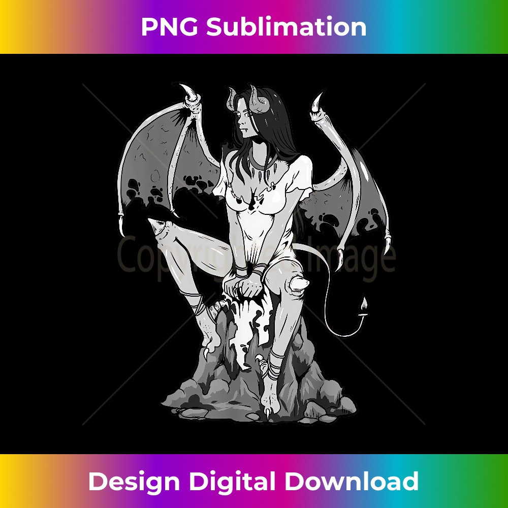 Angel Satan Devil Goth Grunge Woman Demon Go - Edgy Sublimat | Inspire ...