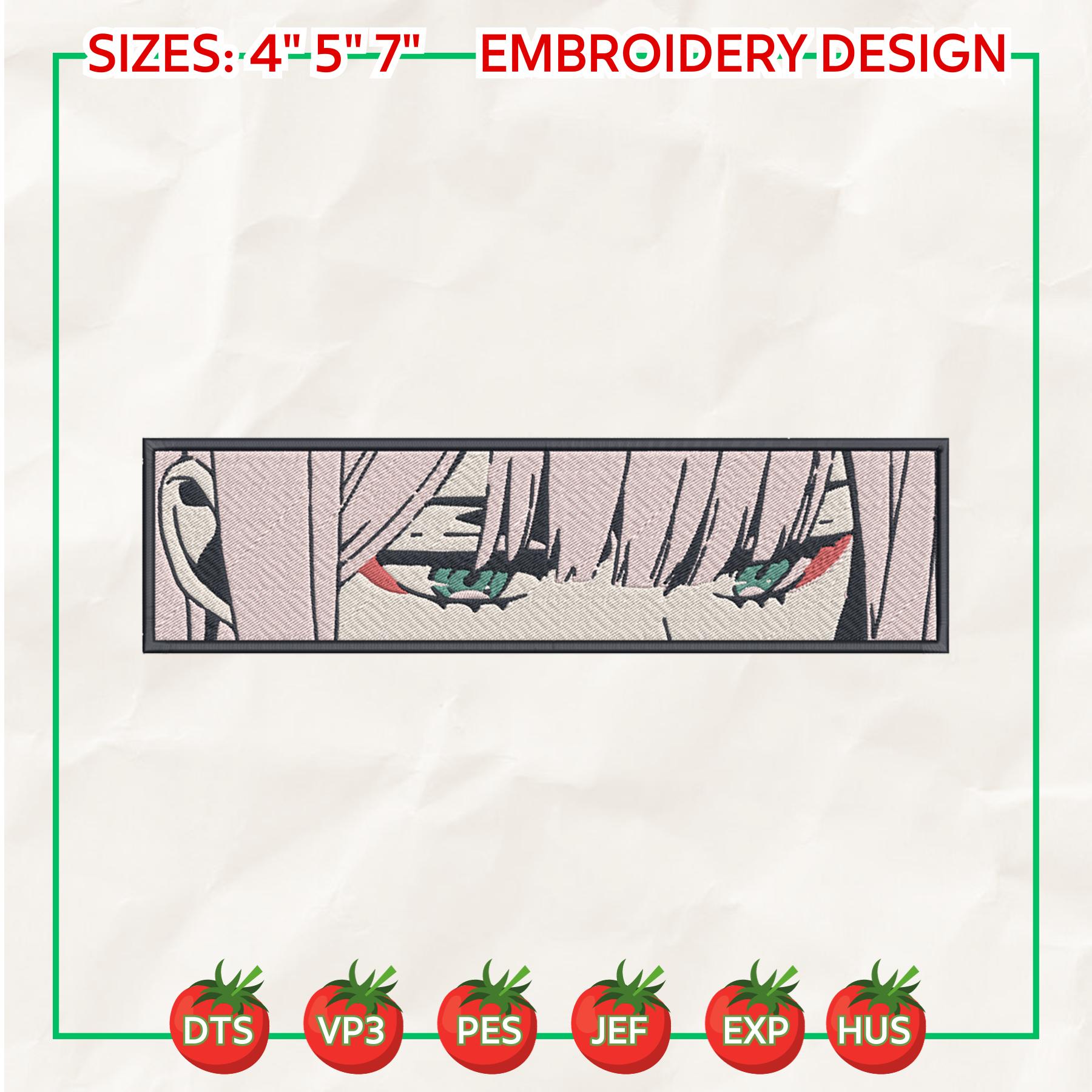 Anime Look Embroidery Designs, Cute Anime Girl, Pink Hair Gi | Inspire ...