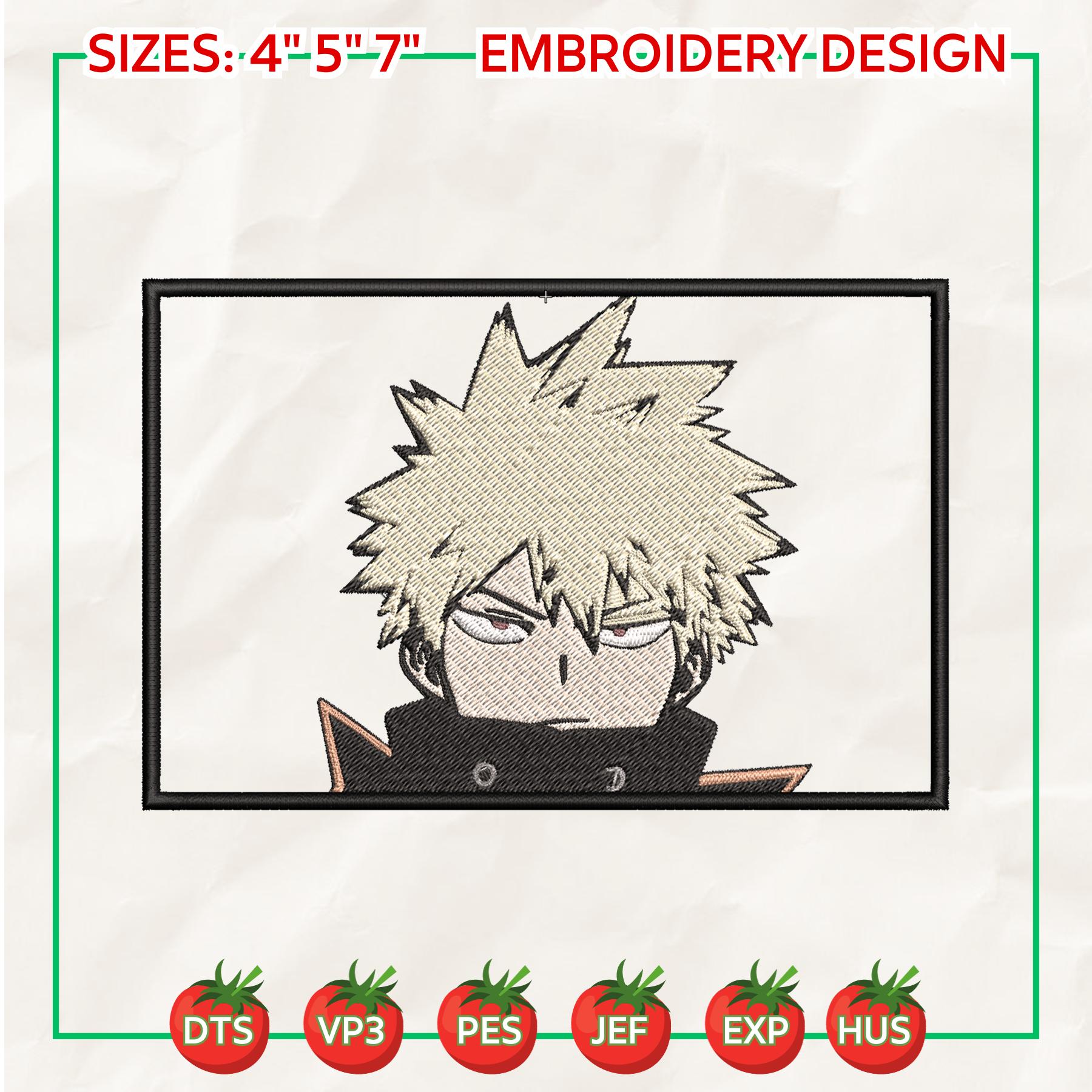 Custom Anime Embroidery Designs, Machine Embroidery Files, I | Inspire ...