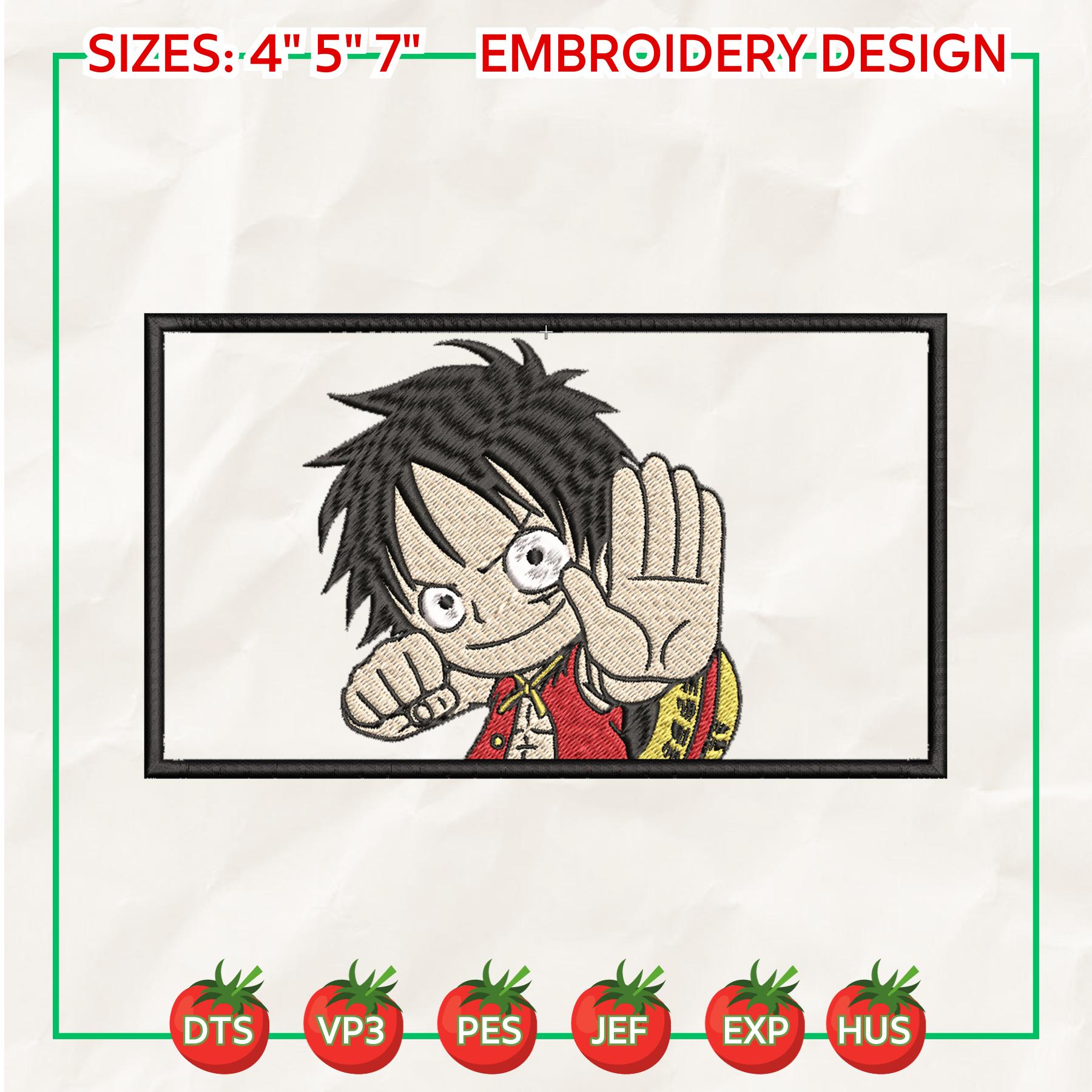 Machine Embroidery Designs, Anime Embroidery Files, Anime Ma | Inspire ...