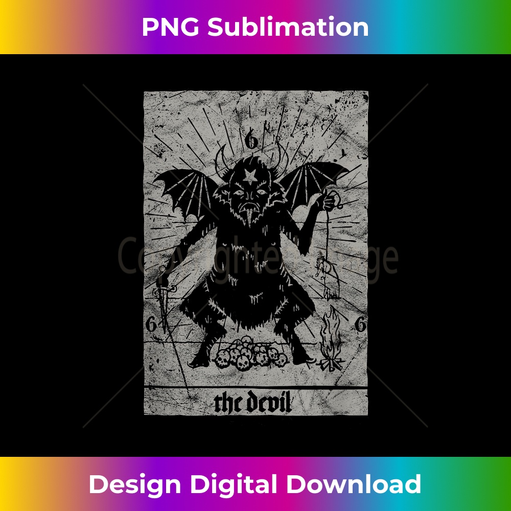 Vintage Occult Baphomet - Tarot Card Satanic Ho - Luxe Subli - Inspire ...