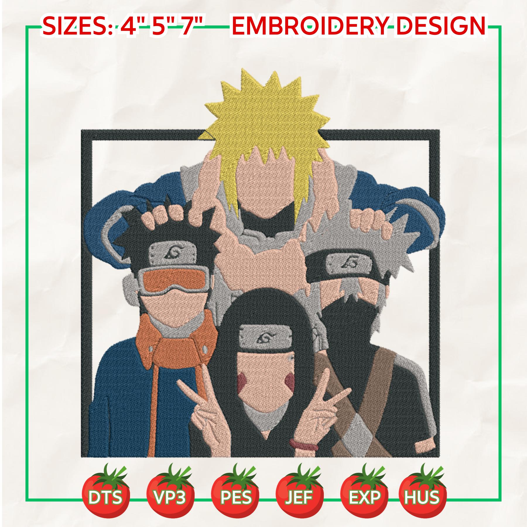 Anime Ninja Embroidery FIles, Teacher Ninja Embroidery, Mach - Inspire ...