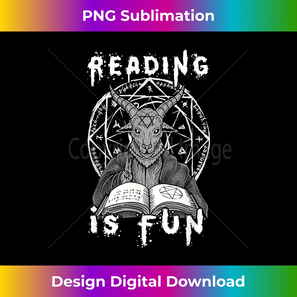 Reading Is Fun Book Reader Halloween Satan - Luxe Sublimatio | Inspire ...