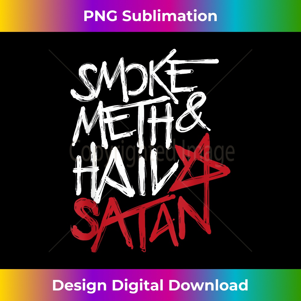 Smoke Meth Hail Satan Gift Occult Satanic D - Eco-Friendly S | Inspire ...