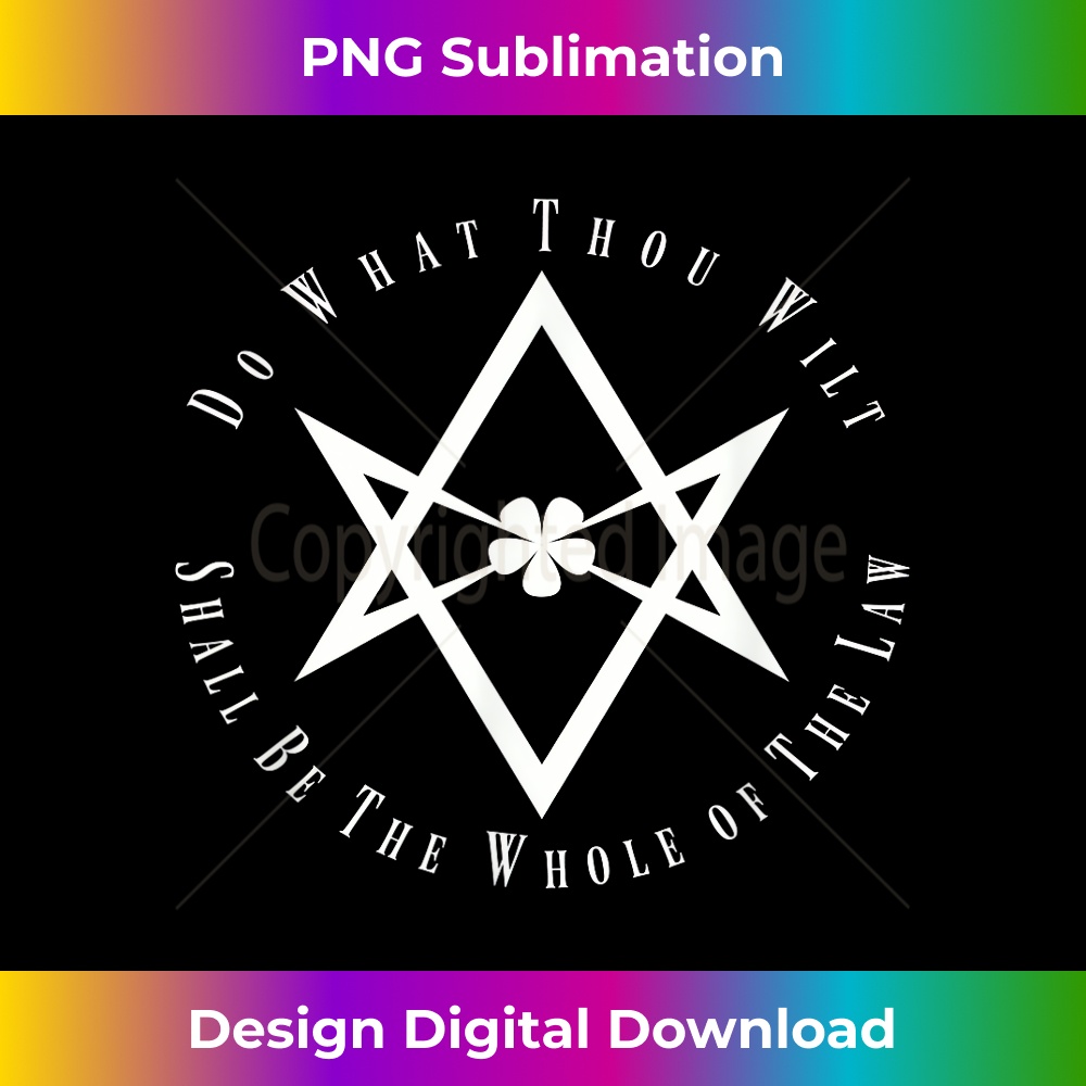 Unicursal Hexagram (Thelema Symbol) T-S - Bohemian Sublimati | Inspire ...