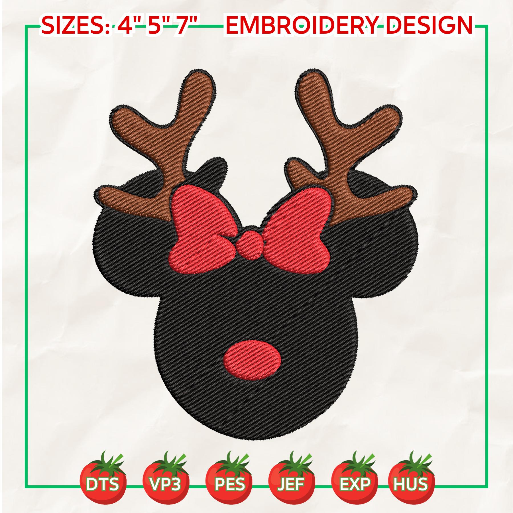 Christmas Embroidery Designs, Mice Embroidery Designs, Carto - Inspire ...