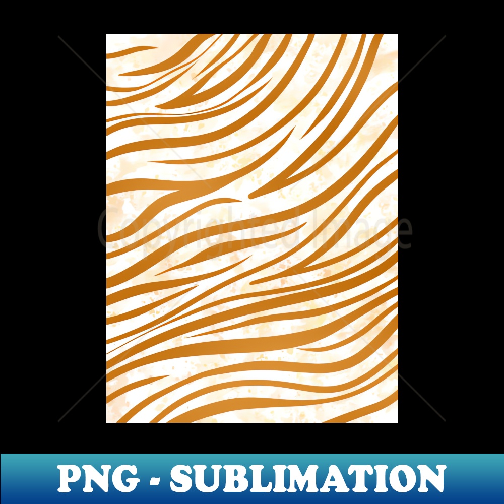 Watercolor Gold Tiger Pattern - Premium Sublimation Digital | Inspire ...