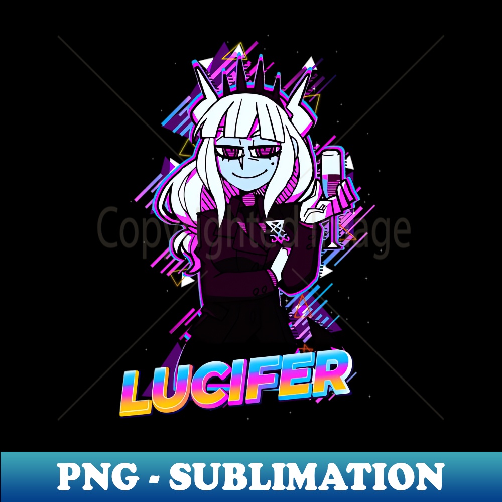 Lucifer Helltaker - Vintage Sublimation PNG Download - Bold | Inspire ...