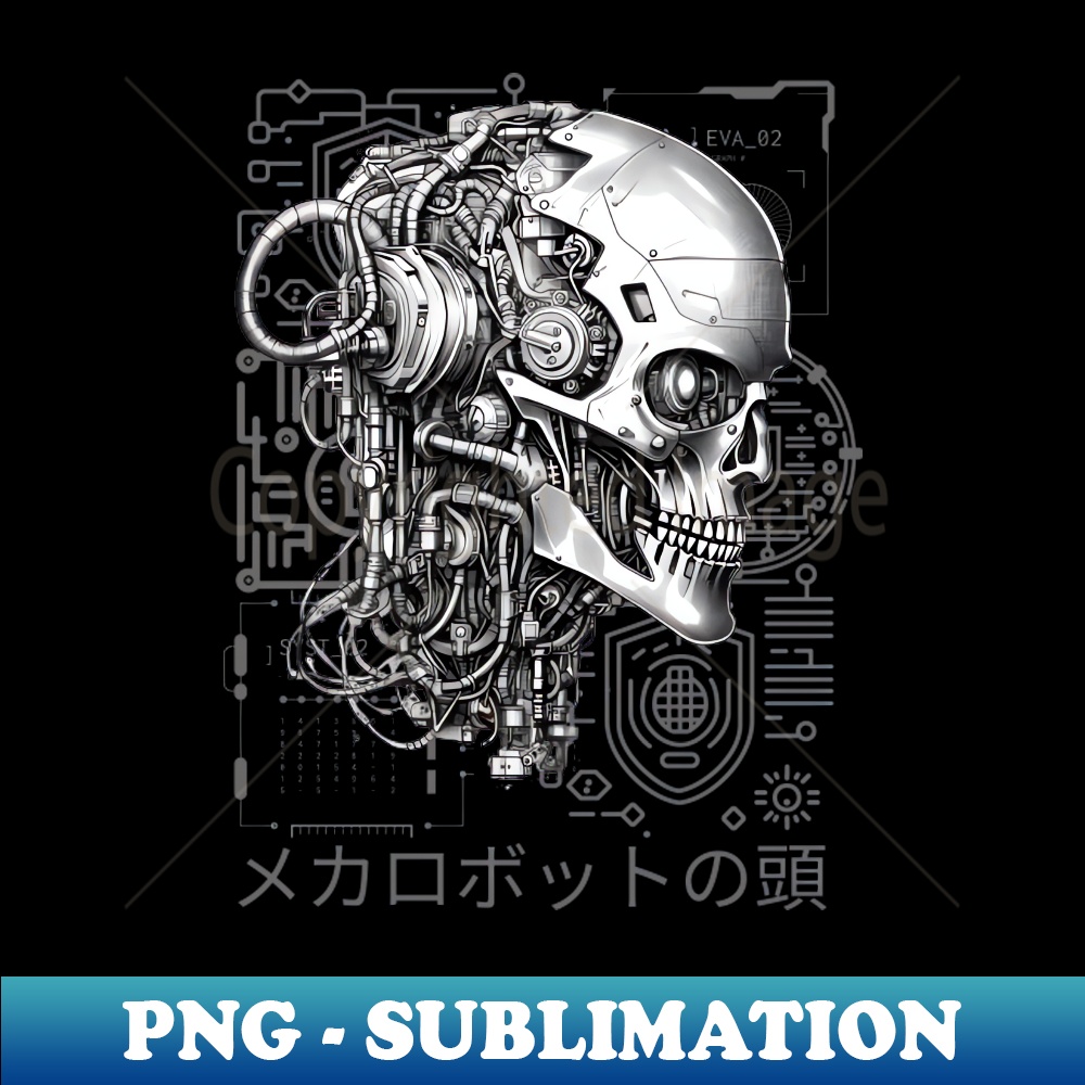 mecha robot head - Sublimation-Ready PNG File - Stunning Sub | Inspire ...
