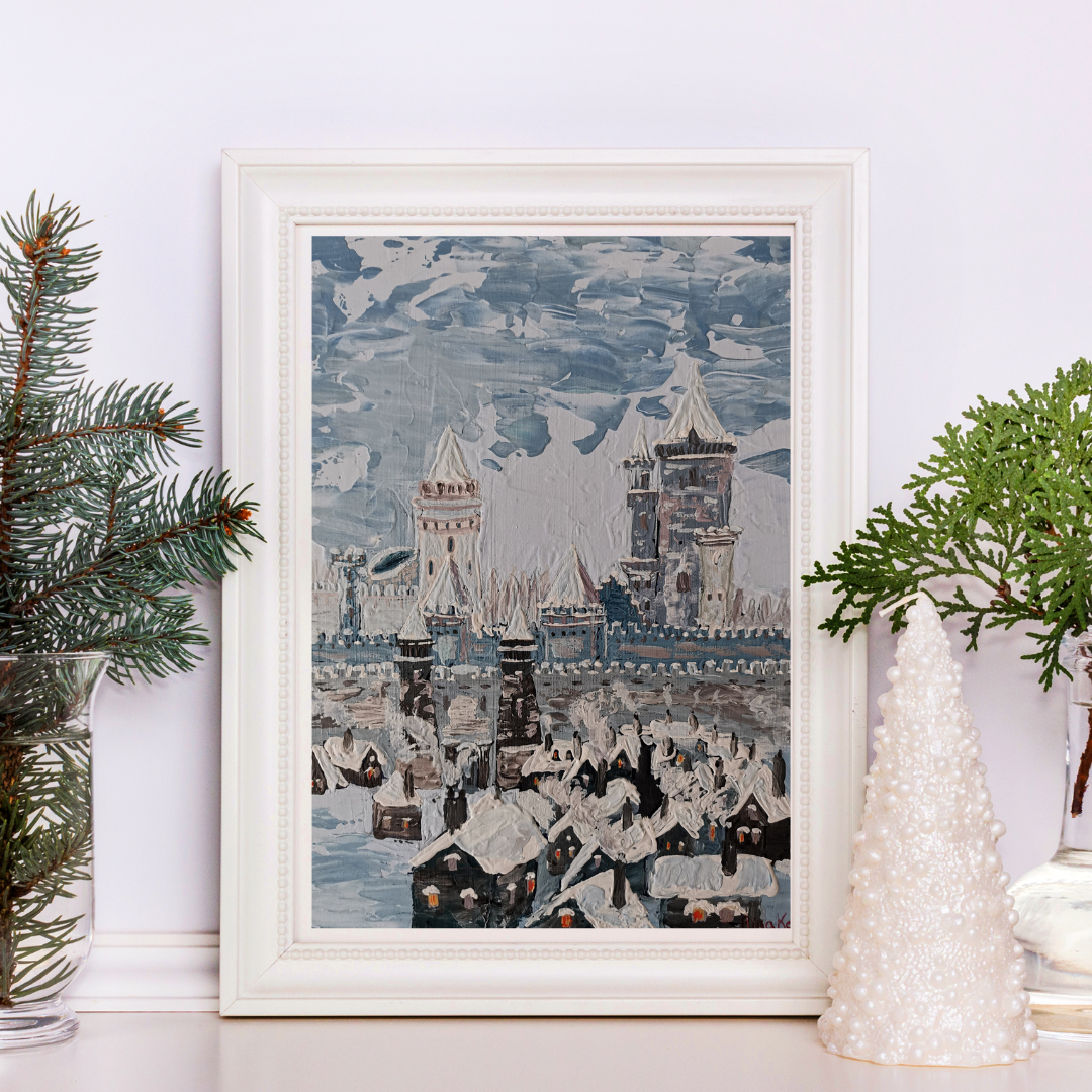 Winterfell Castle Game Of Thrones Winter Cityscape Original - Inspire ...