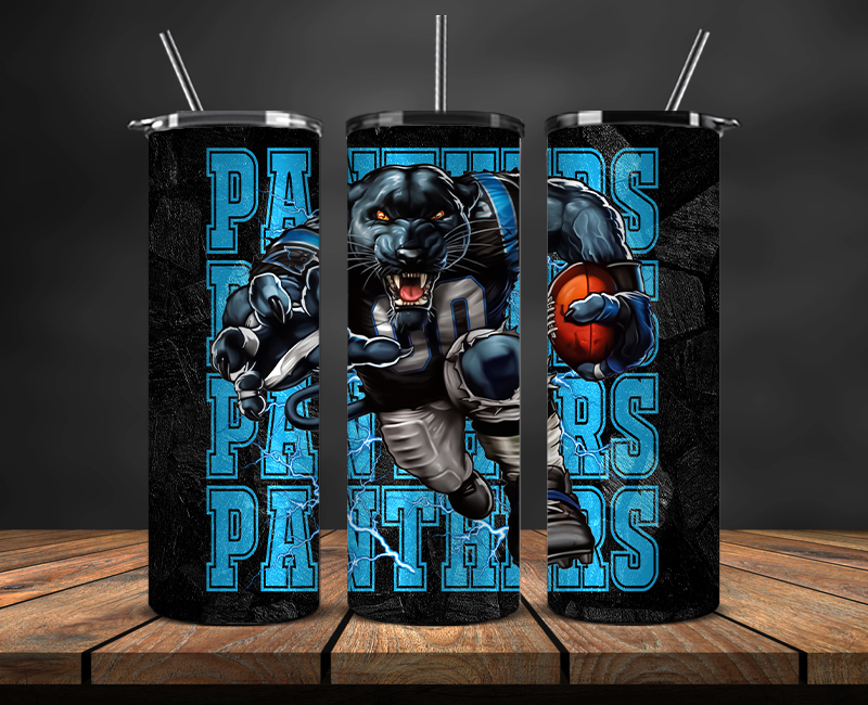 Carolina Panthers Tumbler, Panthers Logo Tumbler,NFL Logo,Nf | Inspire ...