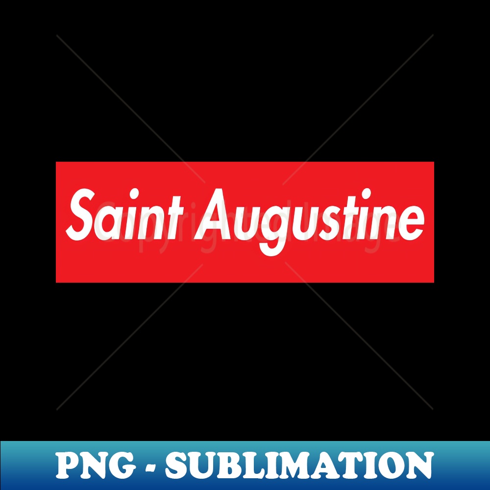 SAINT AUGUSTINE SUPER USA LOGO - Premium PNG Sublimation Fil | Inspire ...