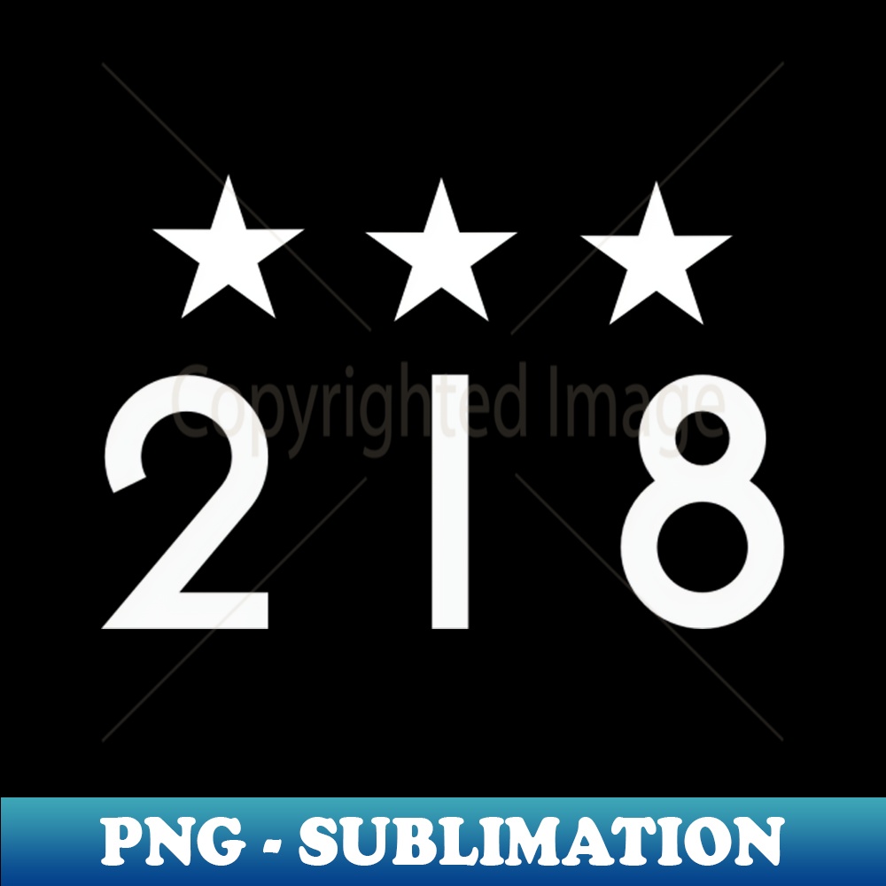 The 218 Area Code Design - PNG Transparent Digital Download - Inspire ...