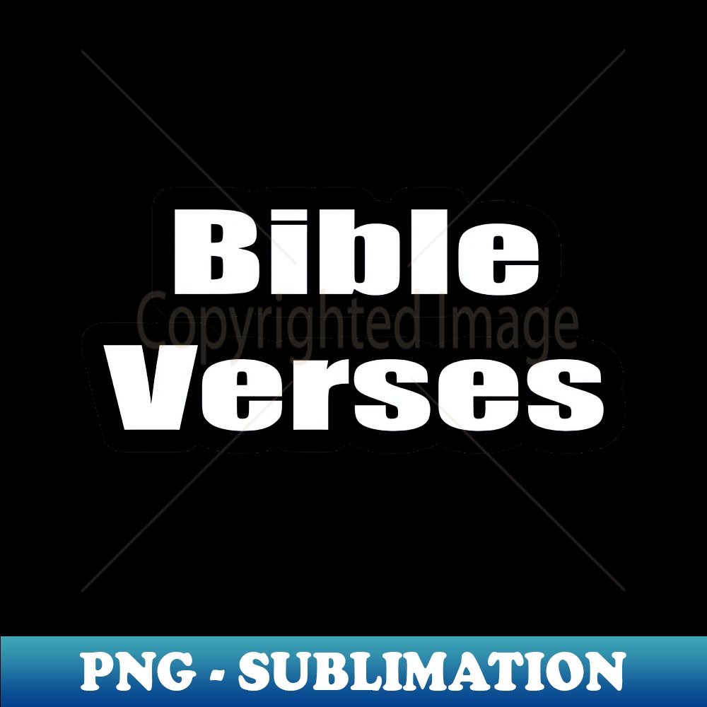 Bible Verses Text Typography - PNG Transparent Digital Downl | Inspire ...