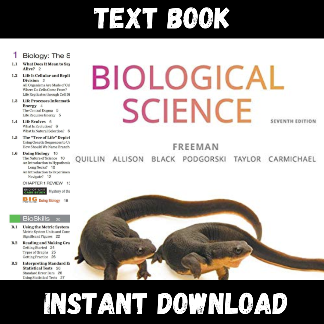 Textbook of Biological Science 7th Edition Instant Download | Inspire ...