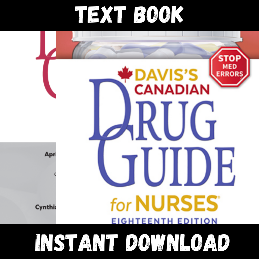 Textbook of Davis's Drug Guide for Nurses Eighteenth Edition | Inspire ...