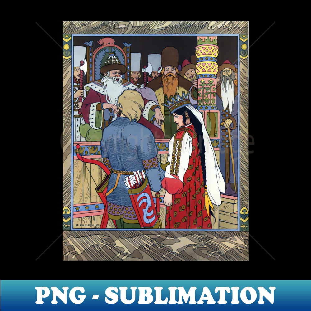 Prince Ivan The Firebird and the Gray Wolf - Ivan Bilibin - | Inspire ...