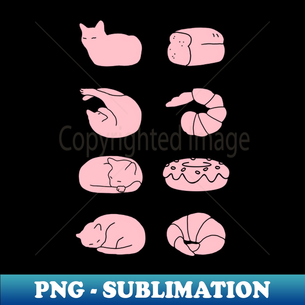 Cat Looks Like Food - pink - PNG Sublimation Digital Downloa | Inspire ...