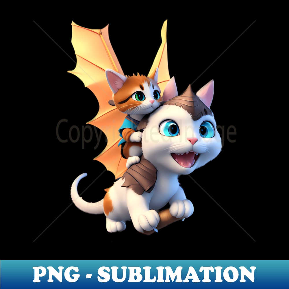 Baby Dragon Cat Mother - The Dragon Cat Collection - Profes | Inspire ...