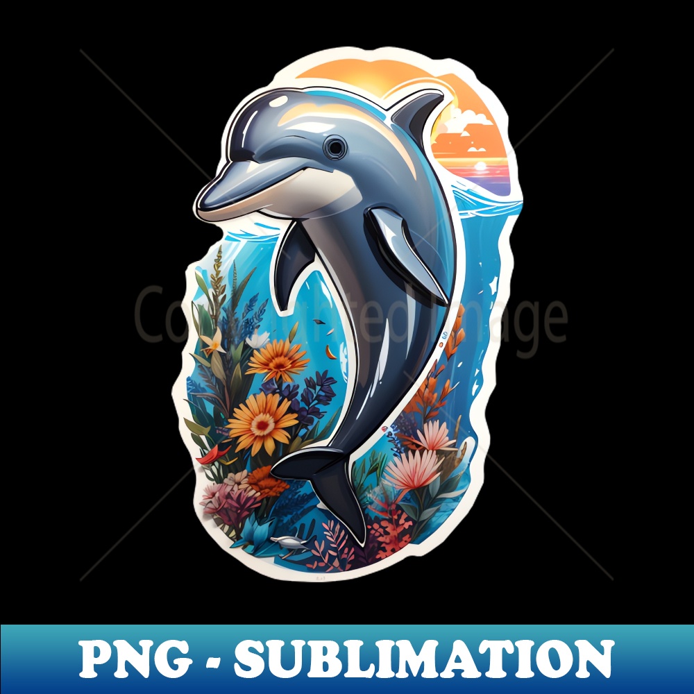 Dolphin - PNG Transparent Digital Download File for Sublimat - Inspire ...