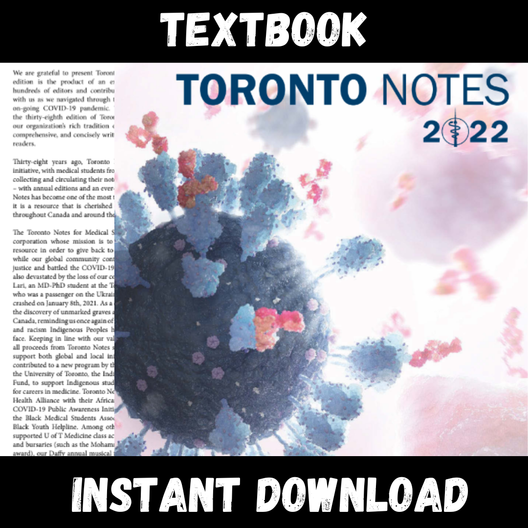 Textbook of Toronto , Essential Med Notes 2022: Clinical com - Inspire ...