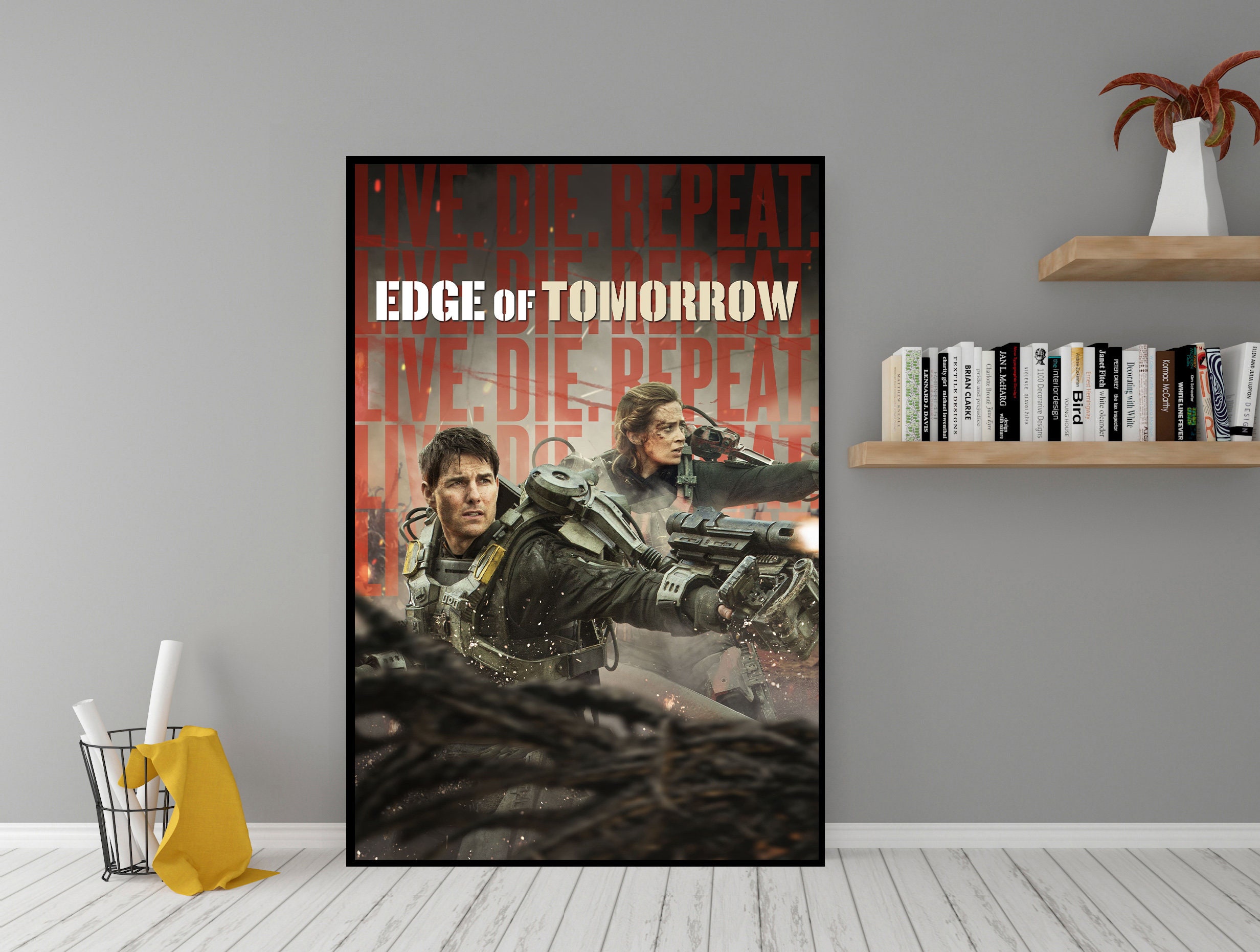 Edge of Tomorrow Movie Poster - Quality Silk Wall Art - Clas | Inspire ...