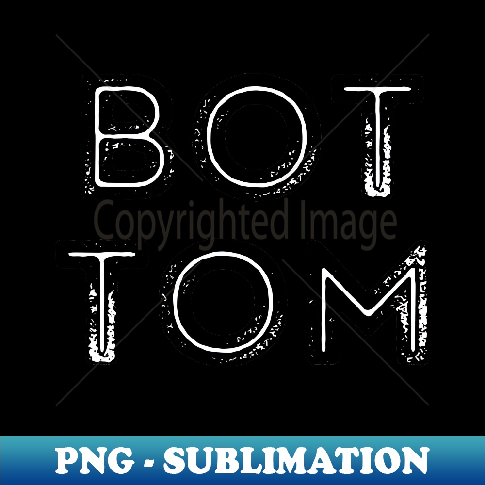 Black and White Rustic Retro Capital Letters Word BOTTOM - H | Inspire ...