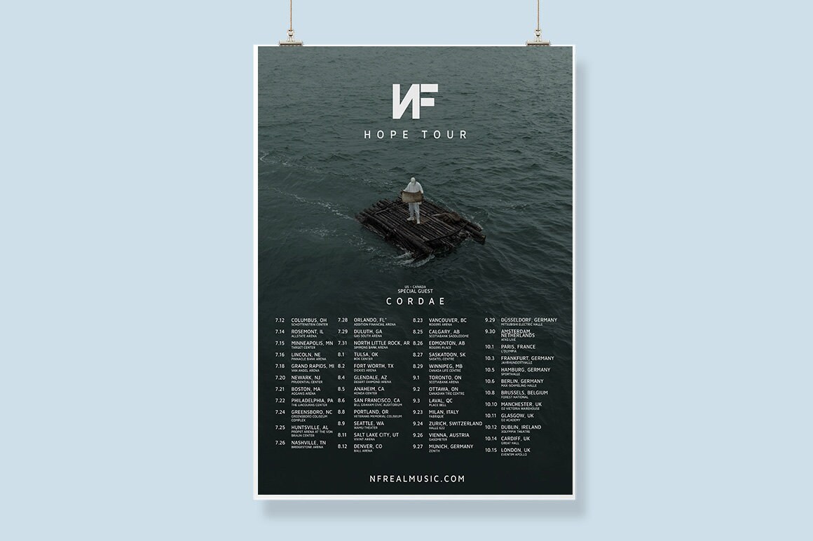 Hope TOUR 2023 - The World tour US, Canada, Europe, UK Poste - Inspire ...