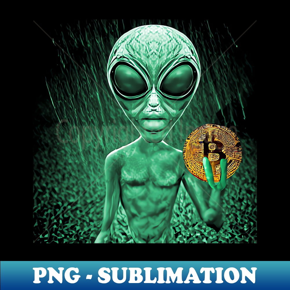 Alien Bitcoin Collectors Mars Invasion Sci-fi - Special Edit | Inspire ...