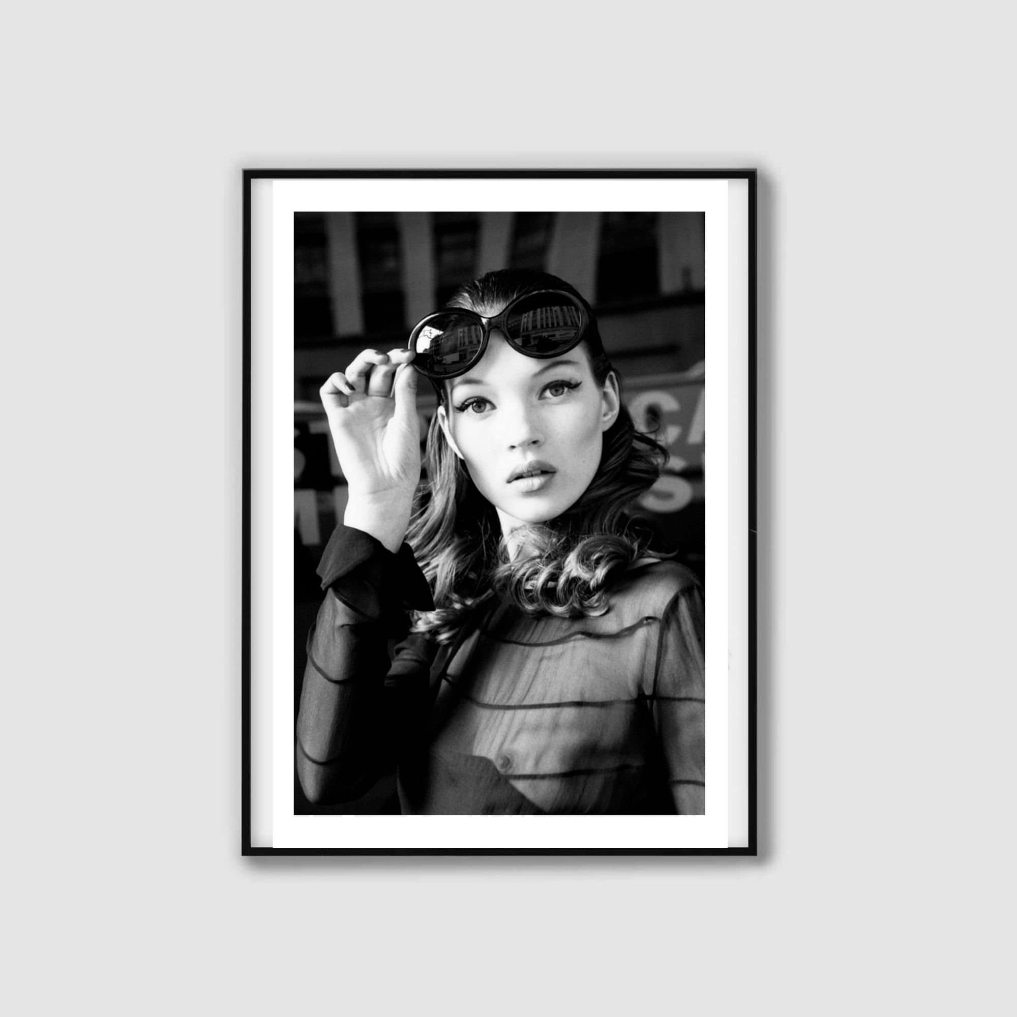 Kate Moss Print, Black and White, Fashion Print, Kate Moss | Inspire Uplift
