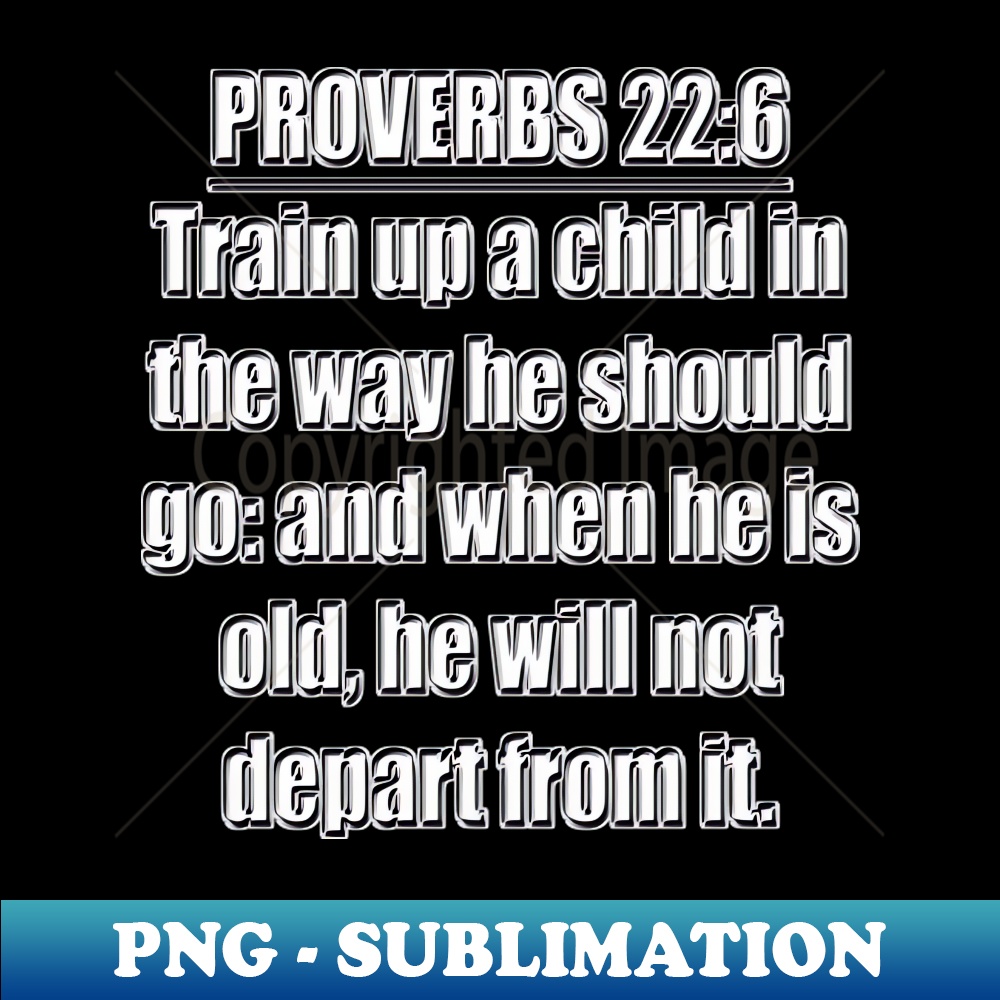 PROVERBS 226 KJV Bible Verse - Aesthetic Sublimation Digital - Inspire ...