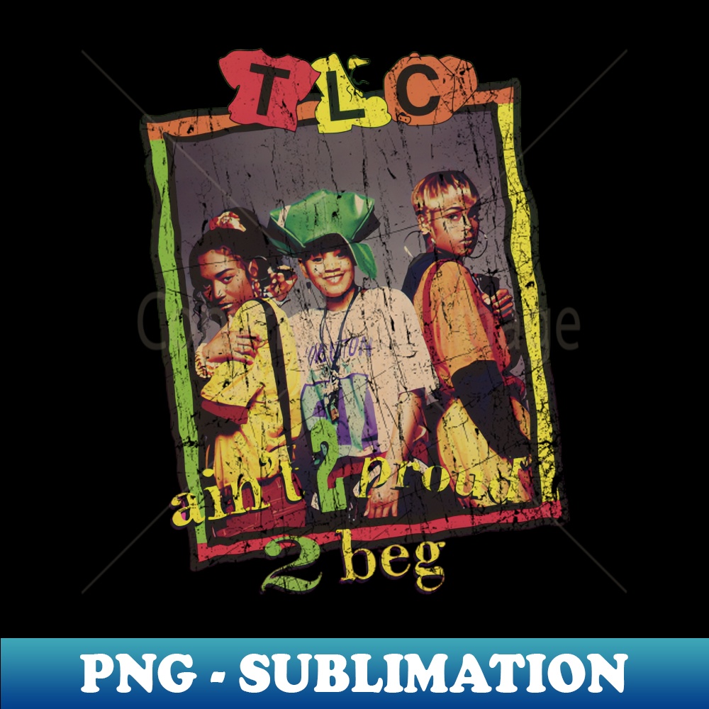 Tlc Vintage Aesthetic Fan Art Design - PNG Transparent Subli | Inspire ...
