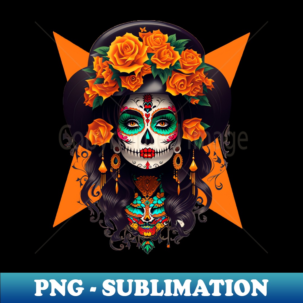 Catrina of many colors celebrating mexicos day of the dead - | Inspire ...