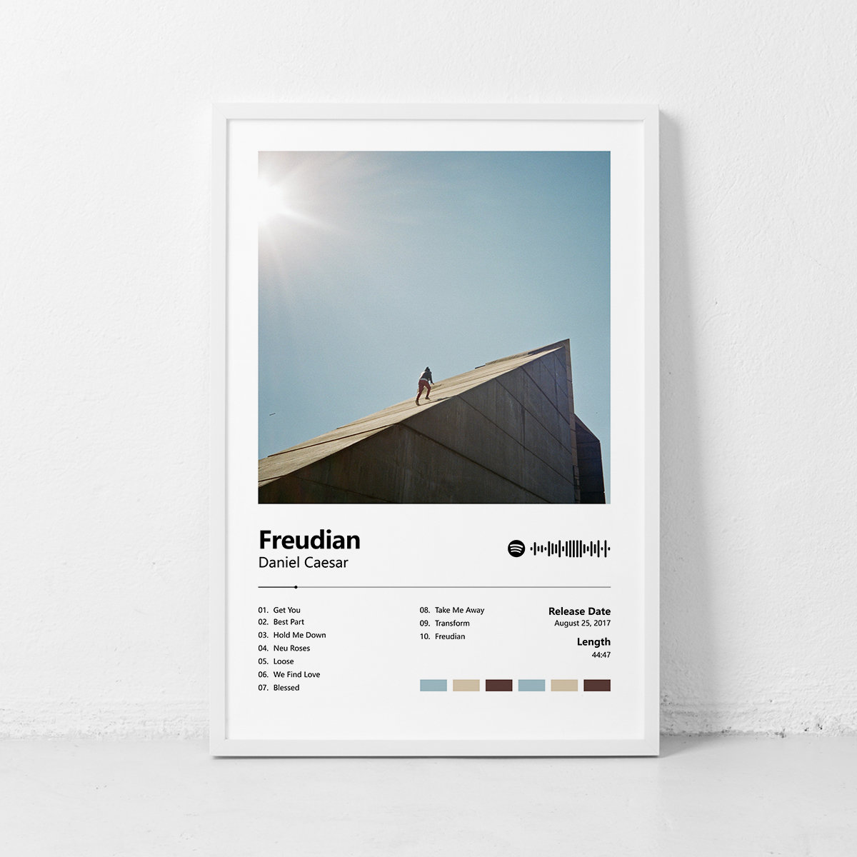 Freudian Daniel Caesar Music Poster, Music Album Cover Poste | Inspire ...