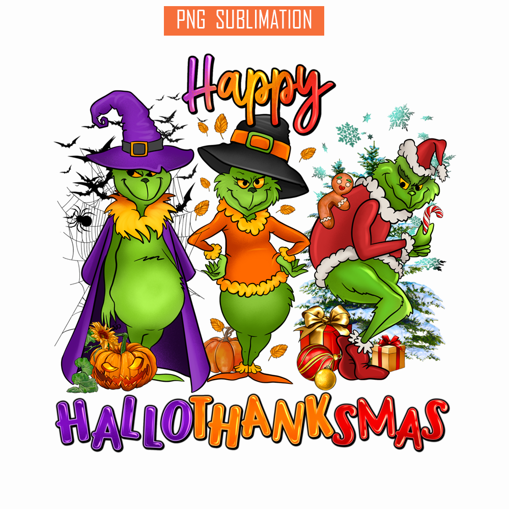 happy hallothanksmas png - Inspire Uplift