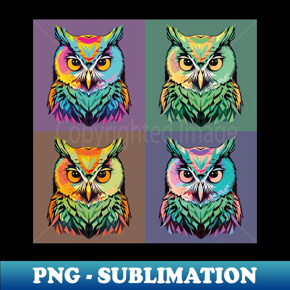 Art Owl Colors Vivid and Expressive Owl Illustration - Digit | Inspire ...