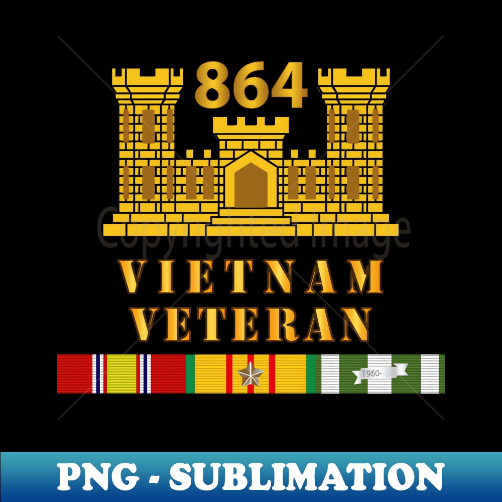 864th Engineer Battalion - ENG Branch - Vietnam Vet w VN SVC | Inspire ...