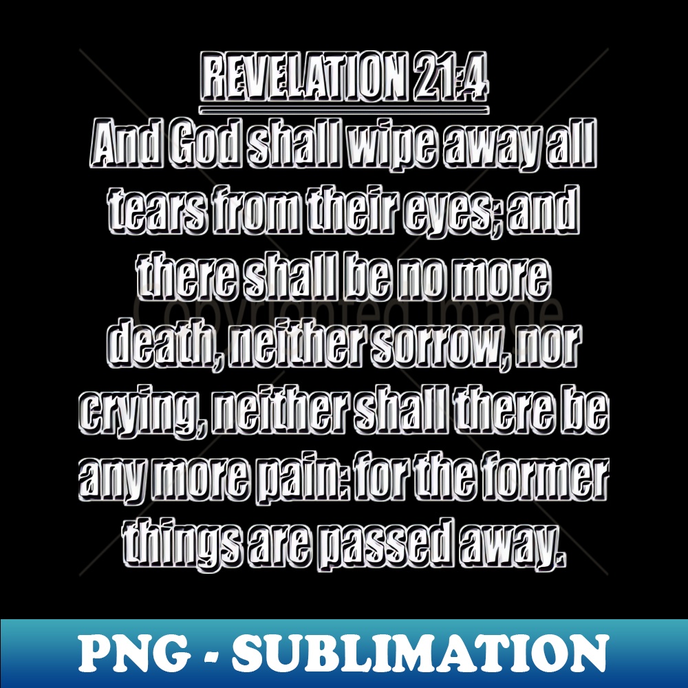 Revelation 214 KJV Bible Verse - Elegant Sublimation PNG Dow | Inspire ...