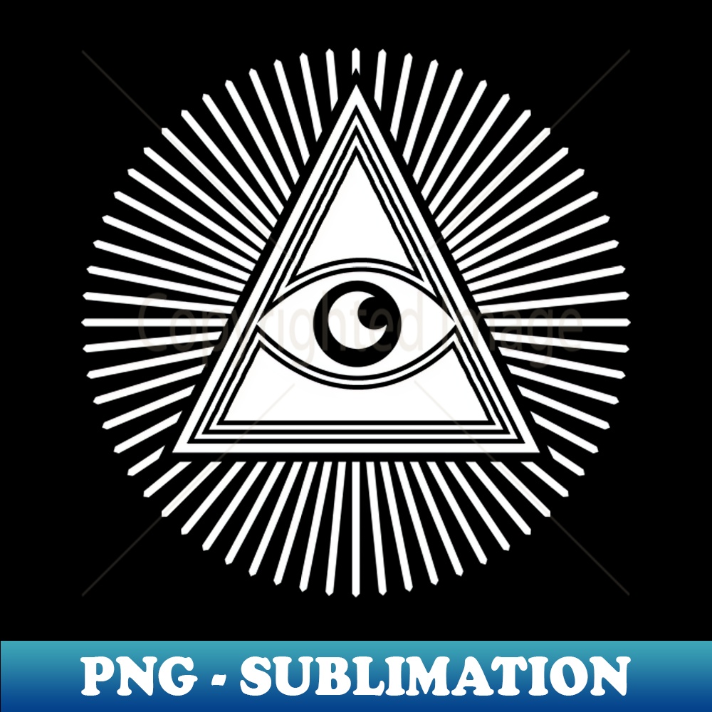 All Seeing Eye - PNG Sublimation Digital Download - Vibrant | Inspire ...