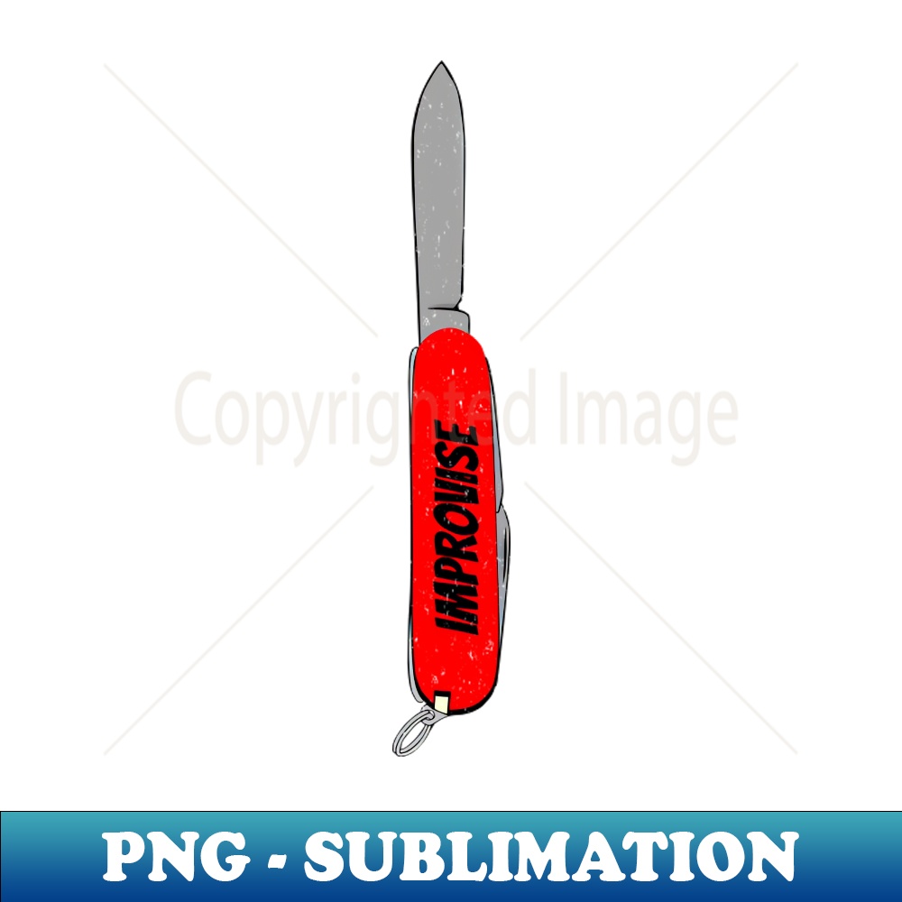Improvise Red Army Pocket Knife Fun Tool Cut Blade Elements | Inspire ...