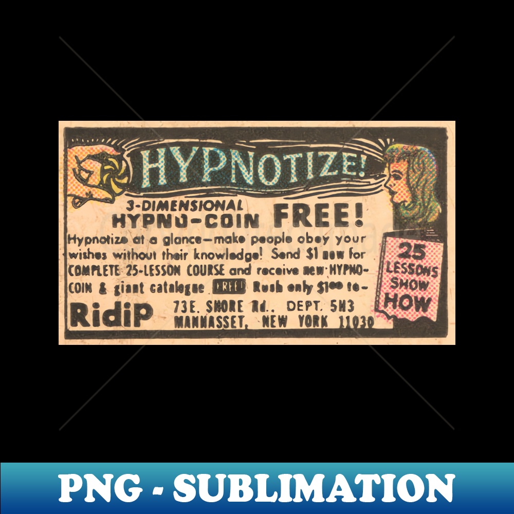 Hypno Coin retro vintage color comic book advert tote bag ba | Inspire ...