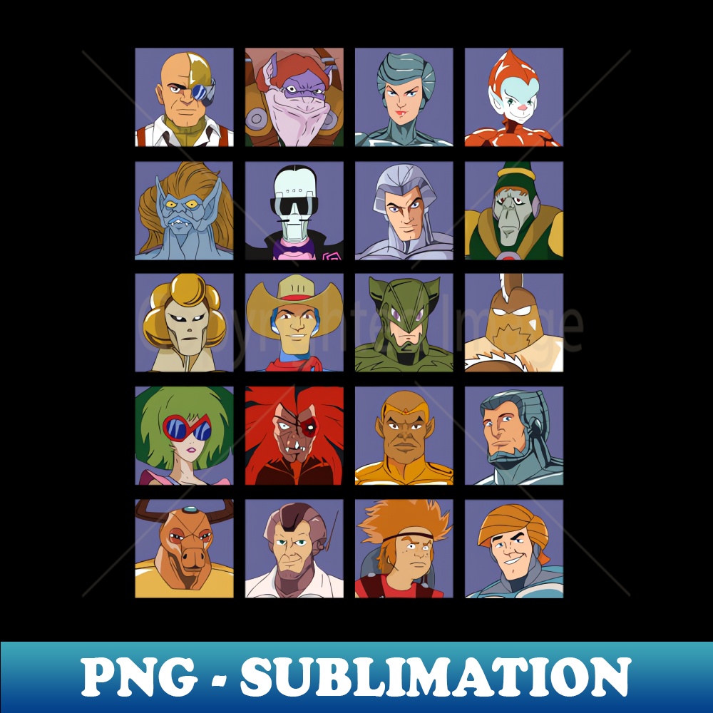 SilverHawks Characters Quicksilver Steelheart Steelwill MonS | Inspire ...